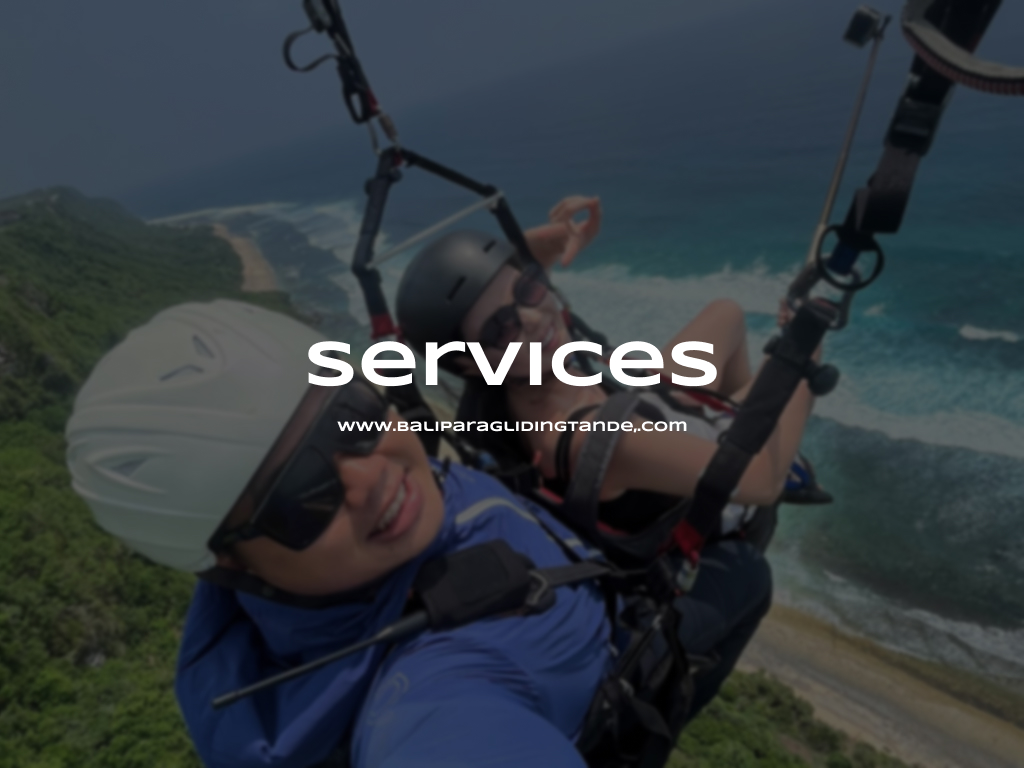 Services - Bali Paragliding Tandem